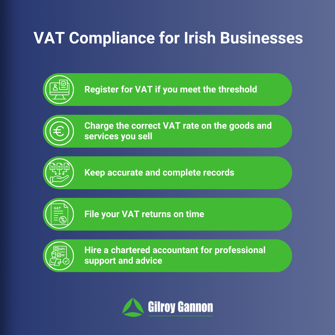 Irish VAT Rates Explained - Gilroy Gannon Chartered Accountants