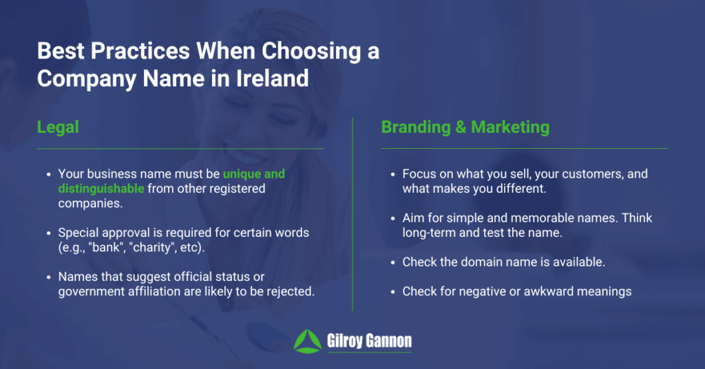 Irish Company Formation Steps and Best Practices - Gilroy Gannon ...